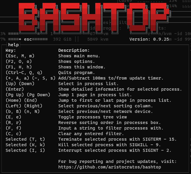 แนะนำ bashtop
