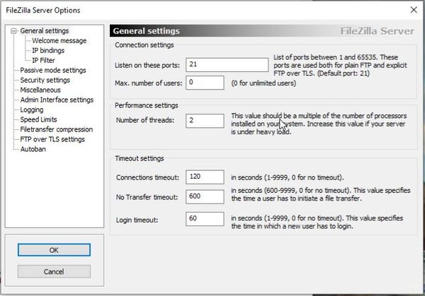 วิธีติดตั้ง FTP Server ด้วย FileZilla Server